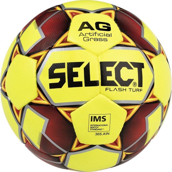 Select Flash Turf V22 Kunstgrasbal - Geel | Maat: 5 | bol