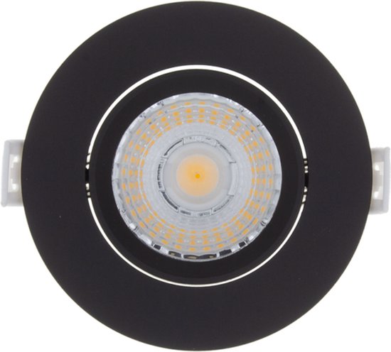 LED inbouwspot Hydra 6W - dim2warm zwart - 1 stuk - energiezuinig en ...