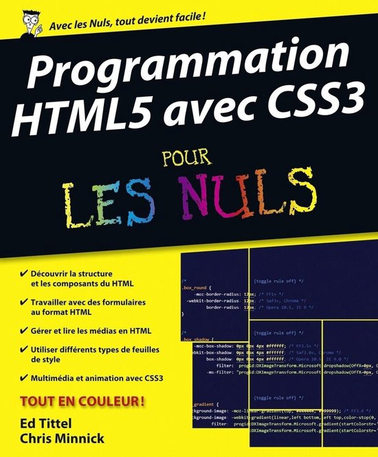 Informatique pour les nuls - Programmation HTML5 avec CSS3 pour les ...