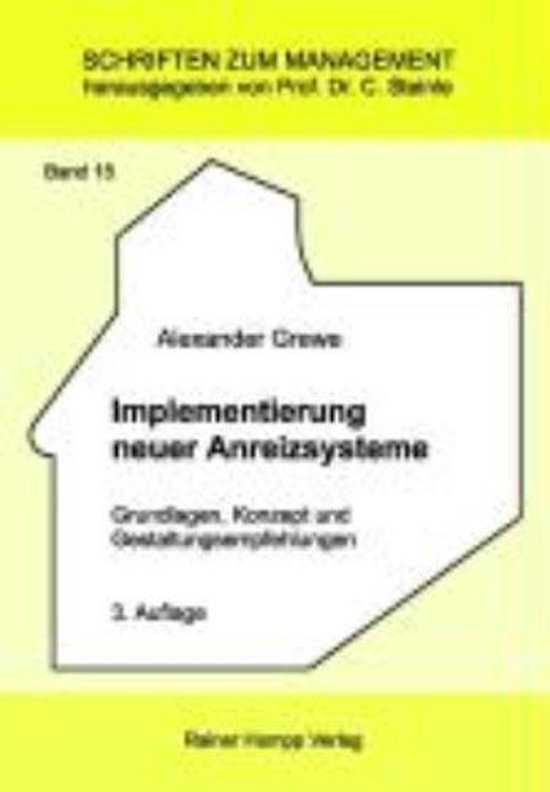 Implementierung Neuer Anreizsysteme, Alexander Grewe | 9783866180000 ...