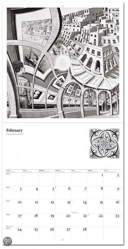 M.C. Escher Calendar, Taschen | 9783836546973 | Boeken | bol