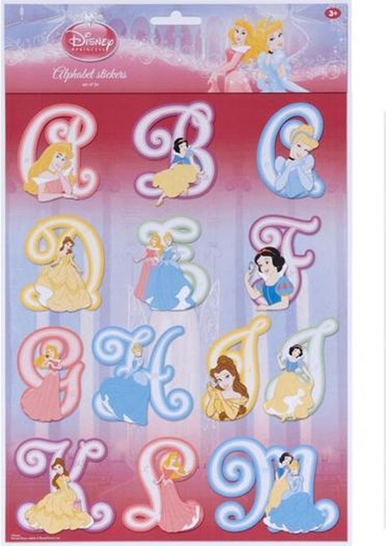 Alfabet stickers Princess | bol.com