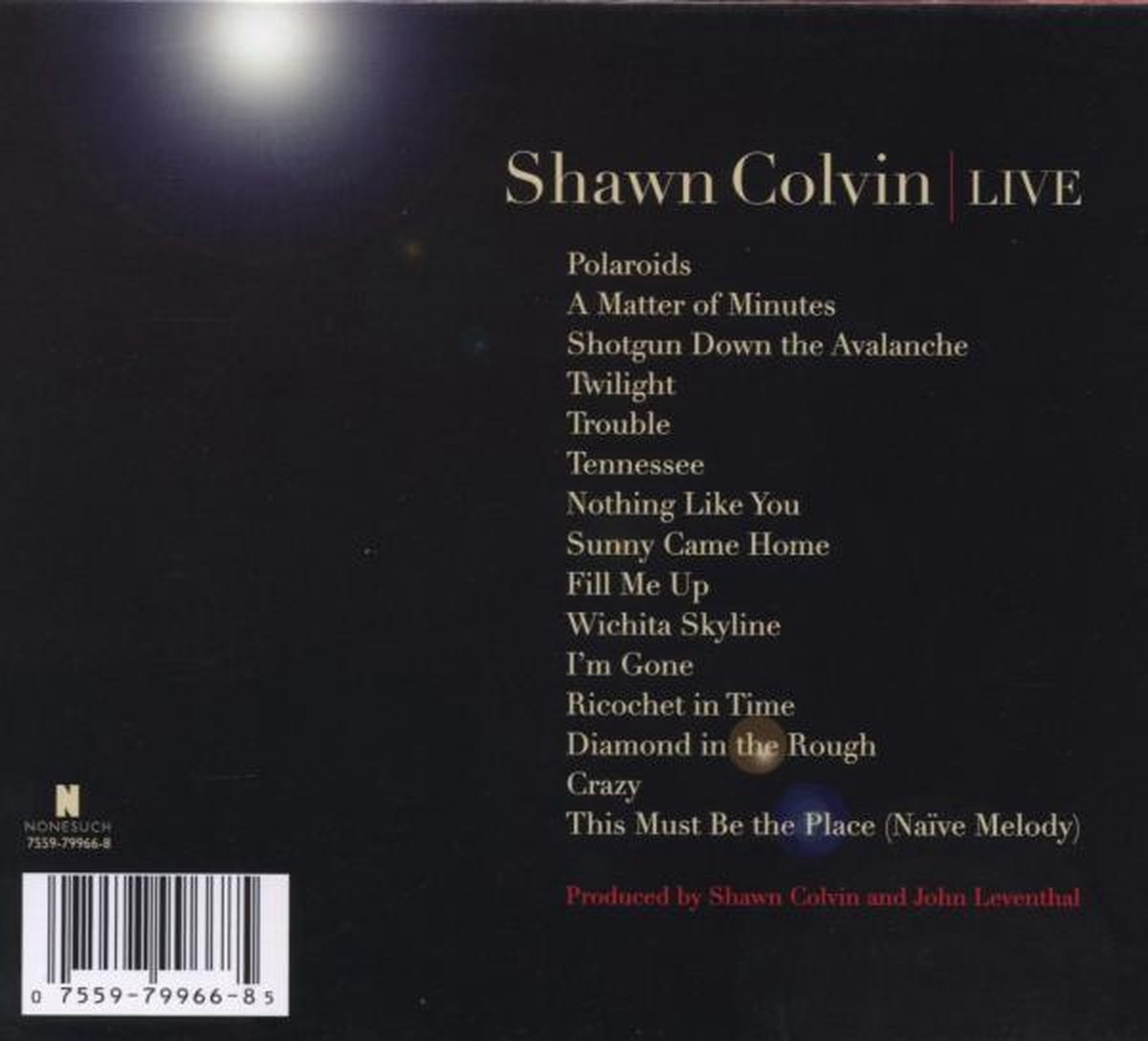Live, Shawn Colvin | CD (album) | Muziek | bol