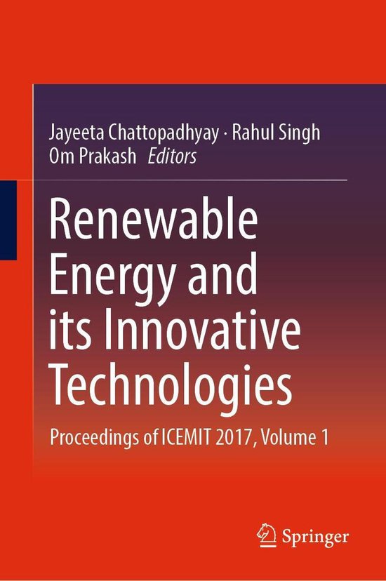 Renewable Energy and its Innovative Technologies (ebook) | 9789811321160 | Boeken | bol.com