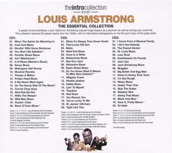 Essential Collection, Louis Armstrong | CD (album) | Muziek | bol
