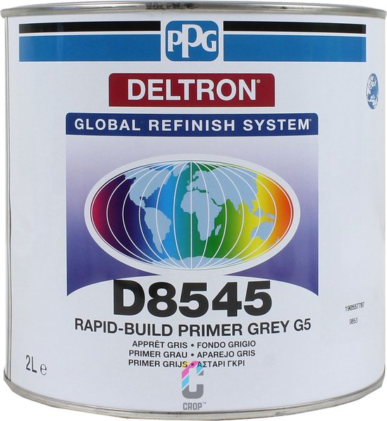 PPG D8545/E2 Rapid-Build 2K HS Primer in Blik 2 liter - GRIJS | bol