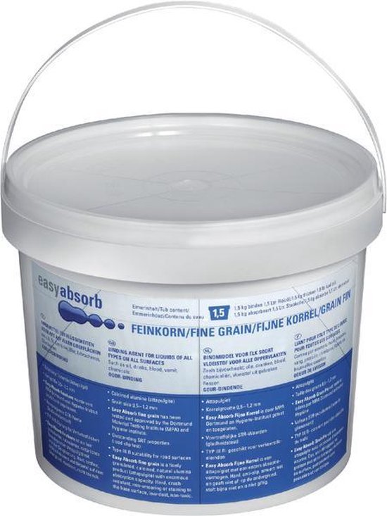 Easy Absorb absorptiekorrels - fijn - 1,5 liter - AC-P10004 | bol