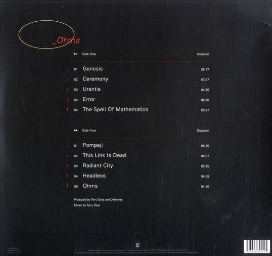 Ohms (1LP), Deftones | Muziek | bol