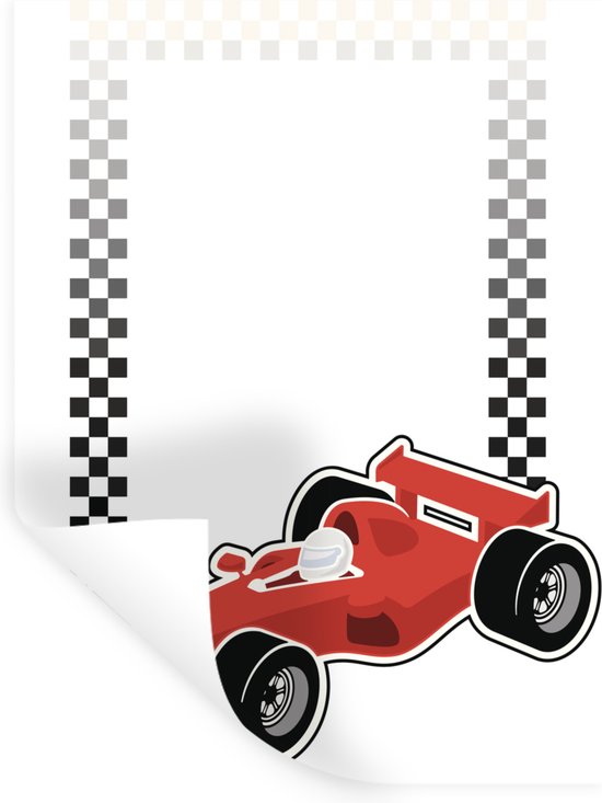 Muurstickers - Sticker Folie - Een racewagen van de Formule 1 ...