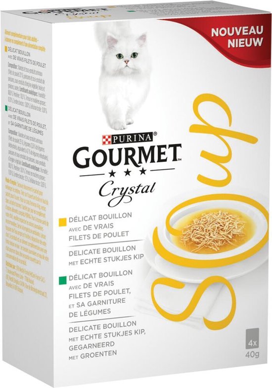 5x Gourmet Crystal Soup Kip 4 x 40 gr | bol