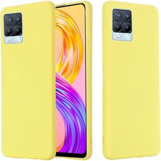 Voor OPPO Realme 8/8 Pro Pure Color Vloeibare Siliconen Schokbestendige ...