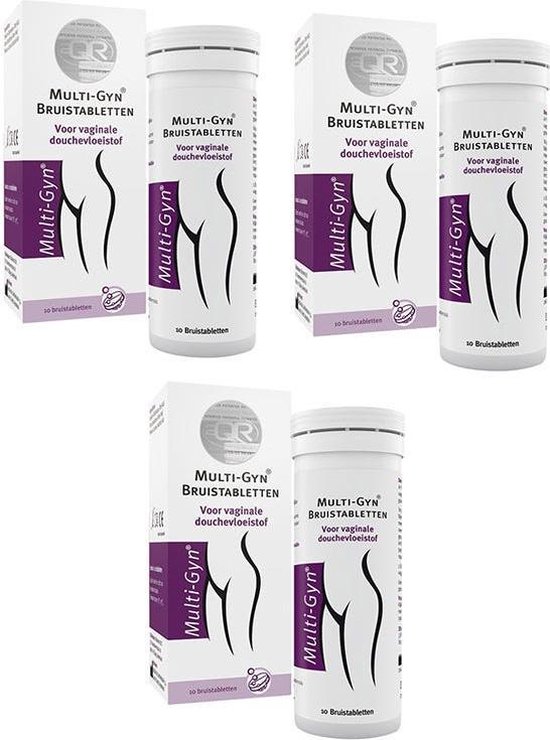 Multi Gyn Bruistabletten Voor Vaginale Douchevloeistof 3x10 stuks | bol