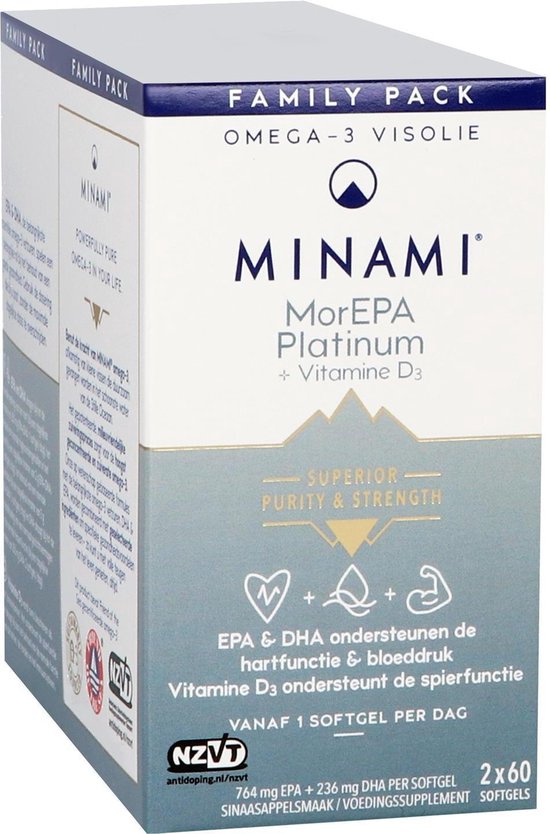 Minami MorEPA Platinum - 120 softgels | bol.com