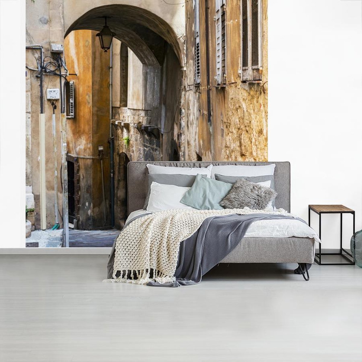 Papier peint photo peints Arche de pierre - Arche de pierre dans une ...