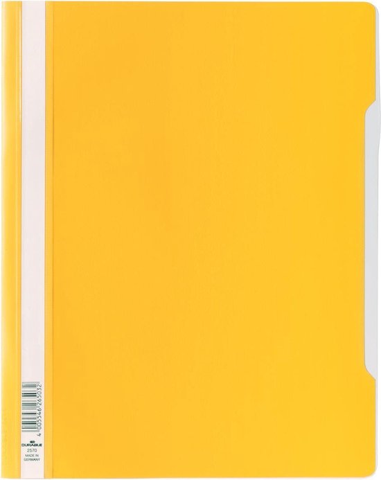 (50 Stk.-Packung) CLEAR VIEW FOLDER DURABLE 2570 A4 (257004) | bol.com