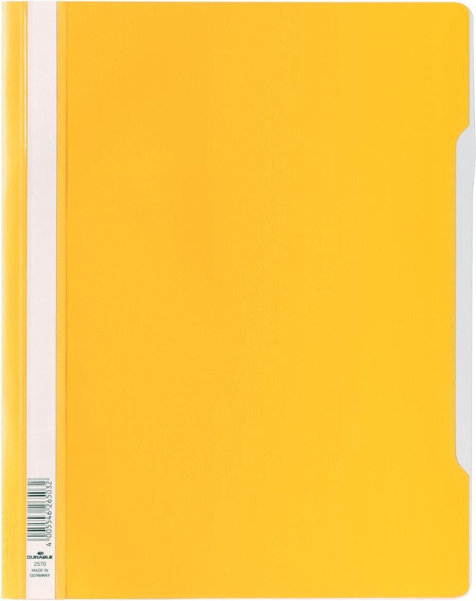 (50 Stk.-Packung) CLEAR VIEW FOLDER DURABLE 2570 A4 (257004) | bol.com