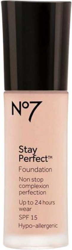 No7 Stay Perfect Foundation Soft Rose SPF15 | bol