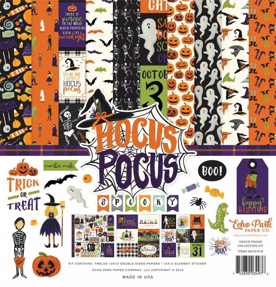 Echo Park: Hocus Pocus 12x12 Inch Collection Kit (HO157016) | bol.com