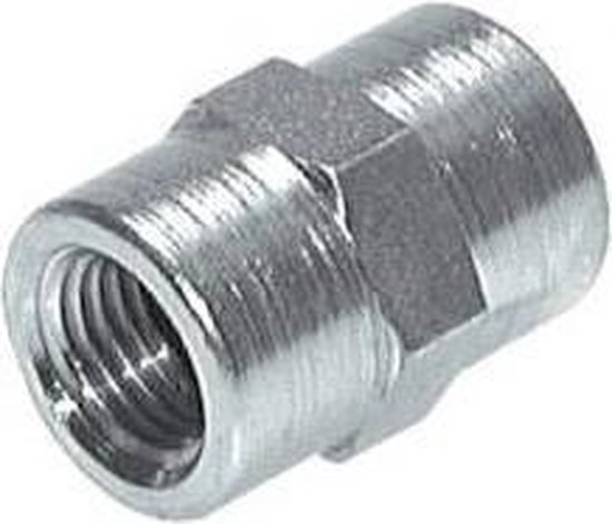 1/2'' NPT x 3/4'' NPT Verzinkt Stalen Sok 170 Bar - Hydrauliek - FL2S-F-EZ-012N-034N | bol