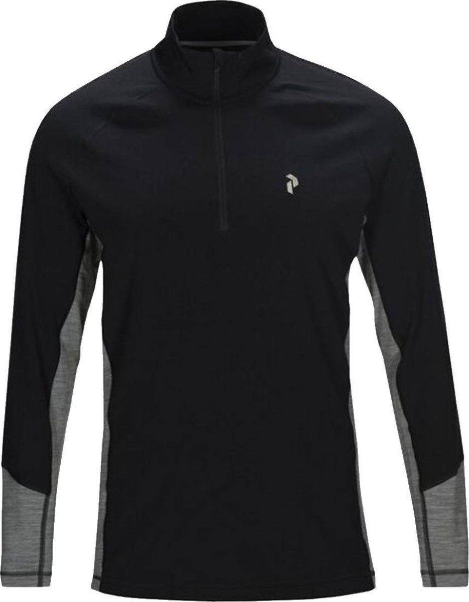 Peak Performance - Magic Half Zip - Pully Heren - M - Zwart | bol.com