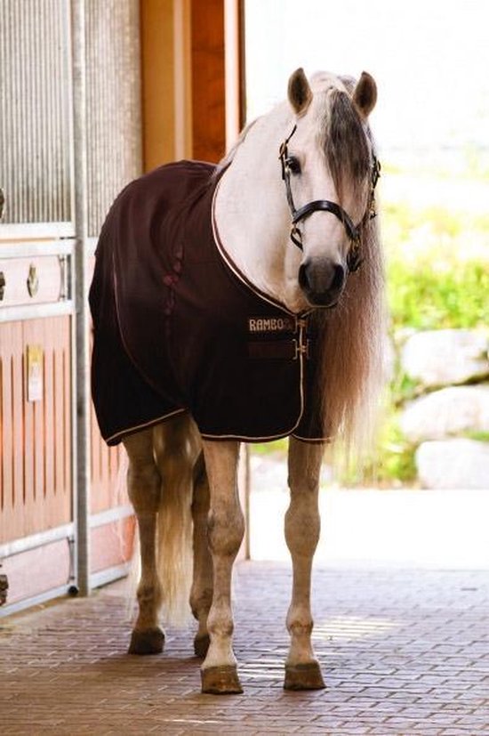 Horseware Rambo Stable Sheet Donkerbruin 130/183 cm | bol