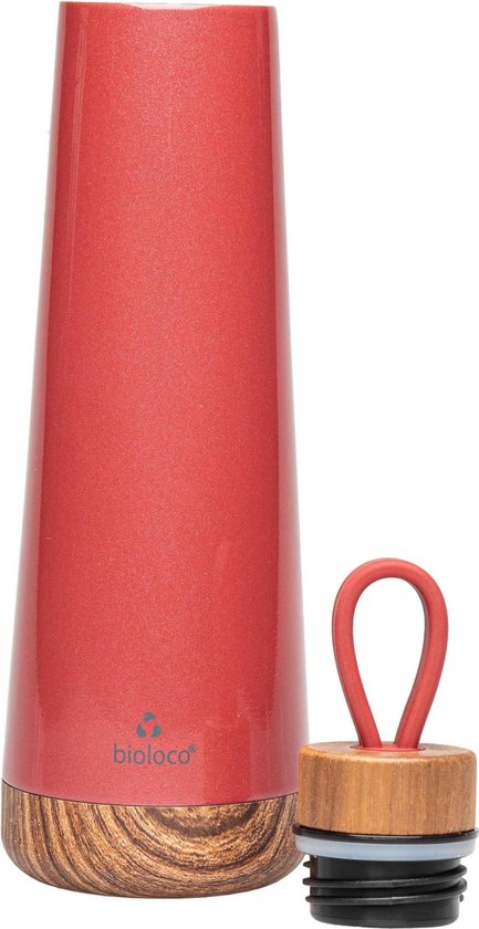 Bioloco Thermosfles Cherry Staal 500 Ml | bol