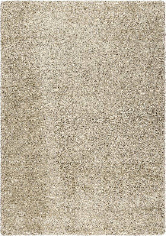 Ikado Hoogpolig tapijt beige 30 mm 120 x 170 cm | bol.com
