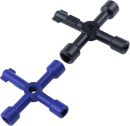 Universele 4-Weg Kruisvormige Driehoeksleutel - 2 Stuks ...