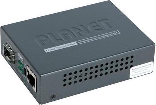 Planet GT-805A netwerk media converter 1000 Mbit/s Zwart | bol.com