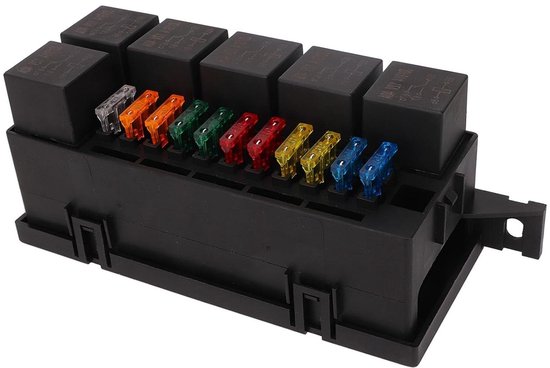 Waterproof Blade Fuse Relay Box Kit - 6 Type Relay Holders and 11 ATC ...