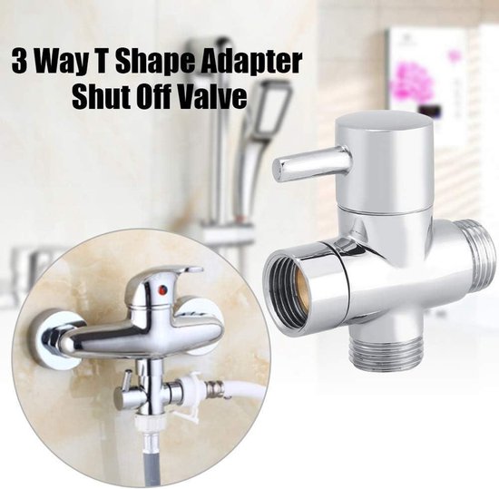 Inverter shower 3-way arm diverter T-shape G1/2" valve toilet bidet ...