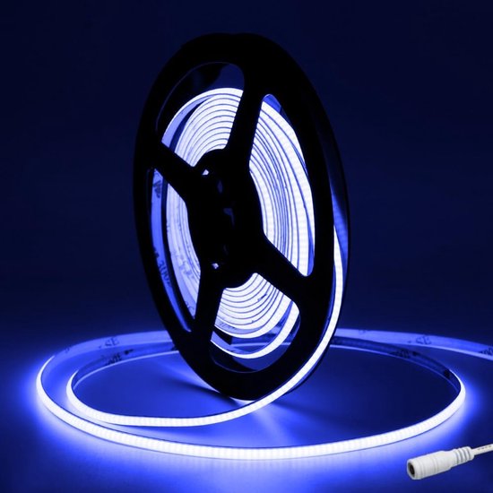 DC12V LED Strip Licht - LED Lint - Blauw - 5m - CRI90+ | bol