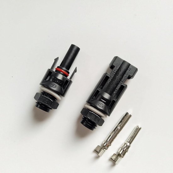 10 Pairs Solar Panel Cables Male Connector Set Solar Core Inner Core ...