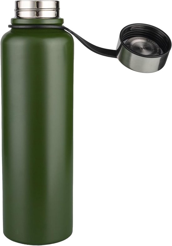Metalen waterfles - Vacuümfles - 1,5 l - Groen - Roestvrij staal | bol