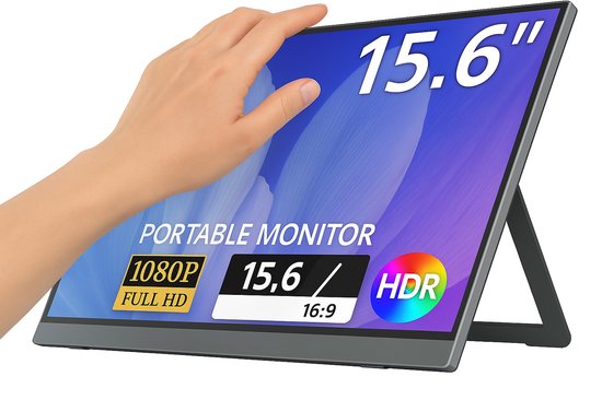 Draagbare Monitor Touchscreen - 15.6 inch Full HD IPS LCD beeldscherm | bol