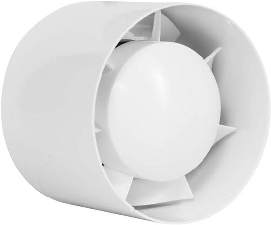 Buisventilator 100 mm wit kanaalventilator tussenbouw ...