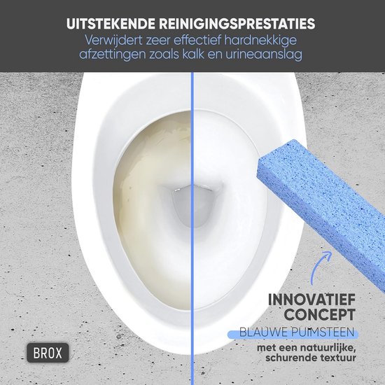 Reinigingssteen voor Toilet en Badkamer - 5 Stuks, Effectieve Kalk- en ...