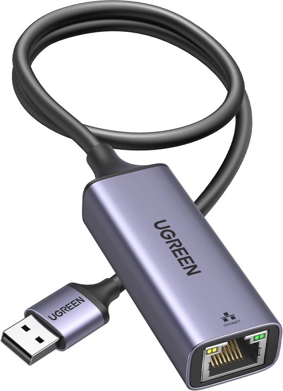 USB 3.0 Ethernet Adapter - 1000Mbps Gigabit LAN Adapter voor Windows ...