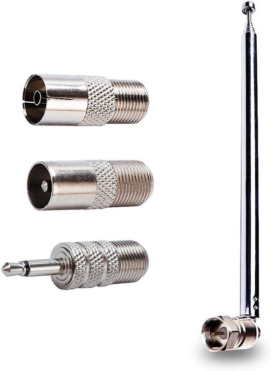 7-Sectie Telescopische DAB Radio Antenne FM Antenne Binnenantenne 75 ...