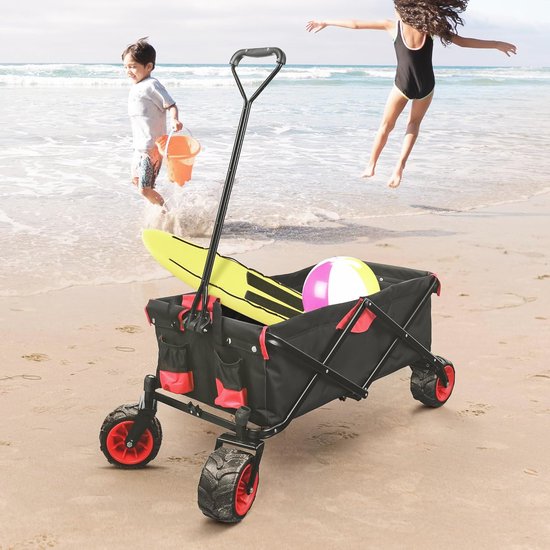 Opvouwbare Bolderkar tot 80 kg - Inklapbare Trekker voor Off-road en ...