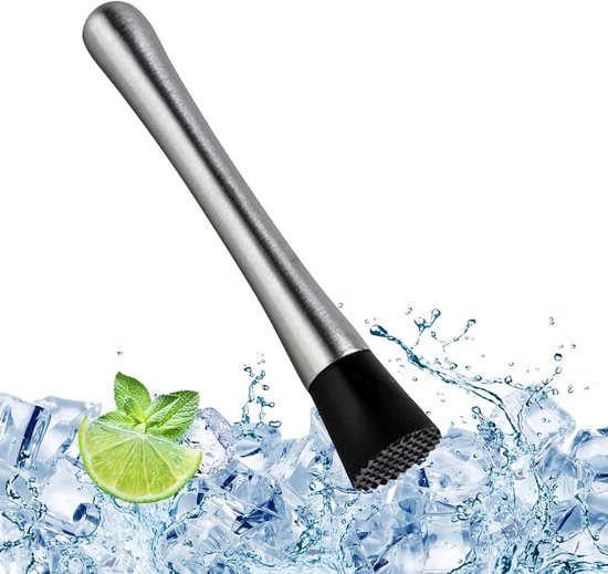 Allecto Plus - Cocktail Stamper van Roestvrij Staal voor IJsblokjes ...
