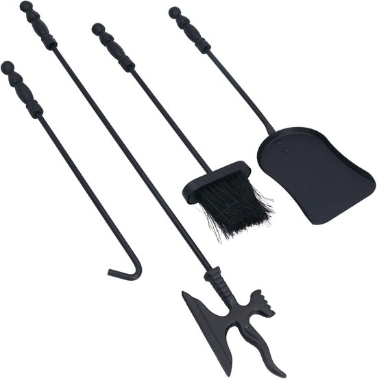 Soldier Log Brander Open haard Companion Set 72 x 21 x 125 cm | bol