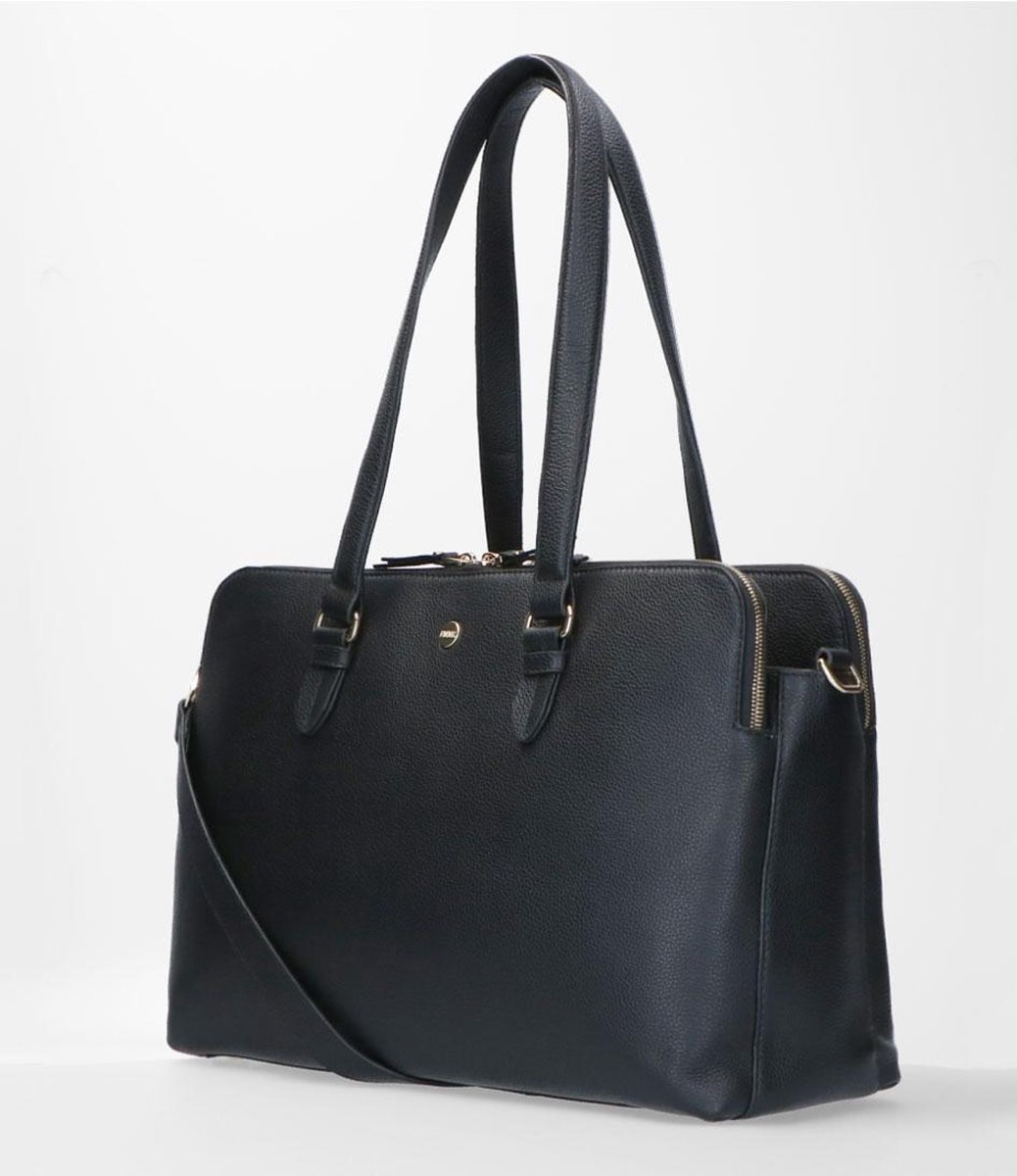 FMME Laptoptas Croco Leer - zwart | bol.com