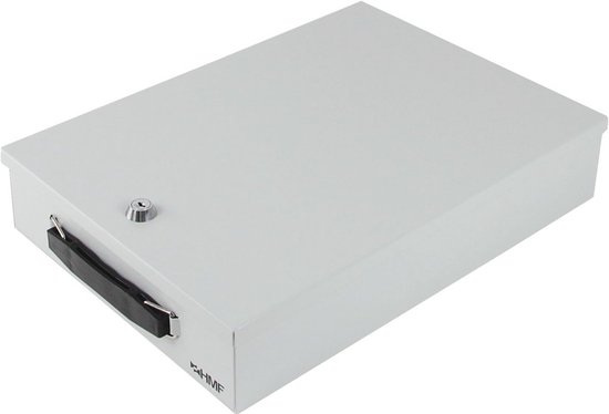 Documentenbox Lichtgrijs - Veilig en Ruimtebesparend voor DIN A4 Documenten | bol