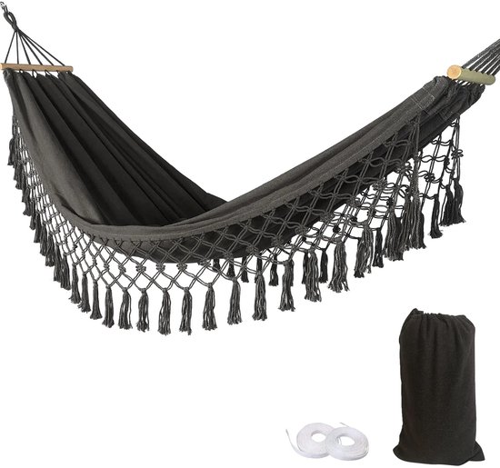 Venori Hangmat - Hangmatten - Duurzame stof - Met opberg tas - Met 2 ...