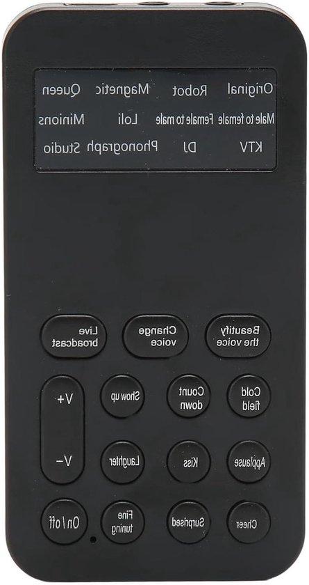 Voice Changer Handheld Microfoon - Draagbaar Mini Apparaat met 8 ...