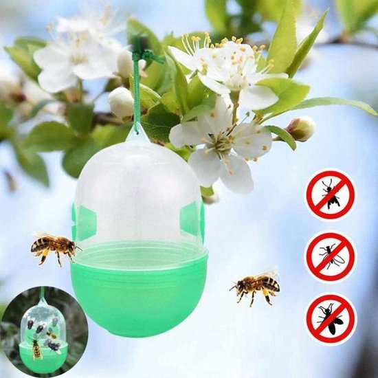 Benson Wespenvanger - 2x - transparant - kunststof - 9 x 13 cm ...