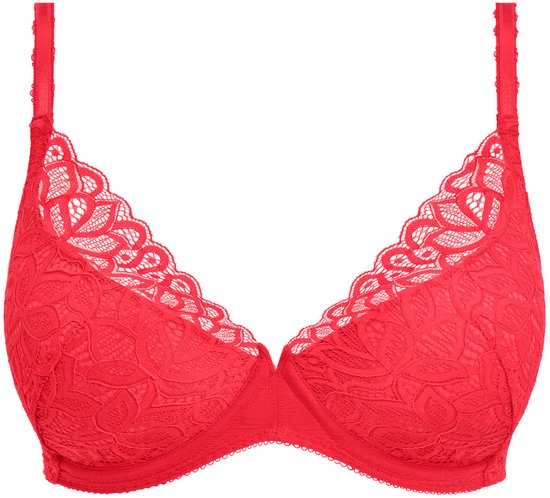 Wacoal Raffiné Push-Up BH – Hibiscus – Plunge BH met Kant – Roze – Maat ...