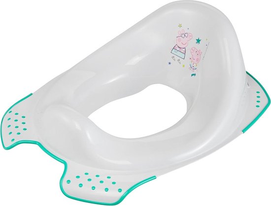 Wc-brilverkleiner voor kinderen van Peppa Pig met antislip in grijs ...