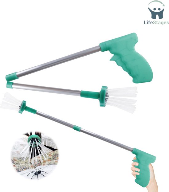LifeStages - Attrape-araignées pliable - Attrape-insectes avec poignée ...